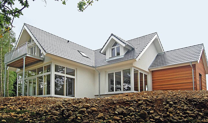 Timber frame prefab home in Scotland